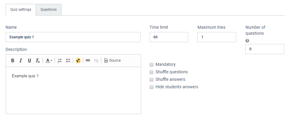 Learning Management System: Quizzes | Vedamo Knowledge