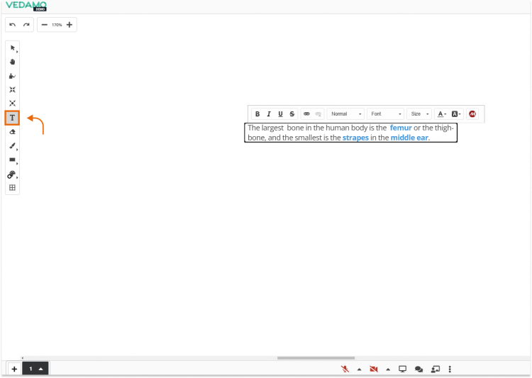 Virtual Classroom Online Whiteboard Tools | VEDAMO