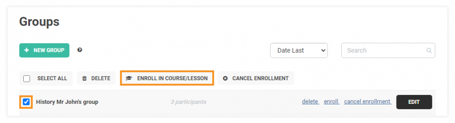 Add participants in your LMS in a few easy steps | VEDAMO