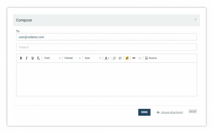 LMS Messaging System | VEDAMO