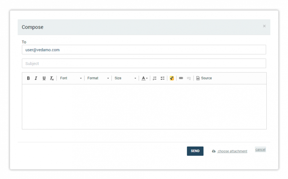 LMS Messaging System | VEDAMO