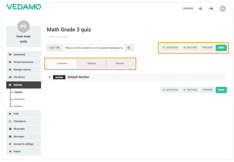LMS Quizzes - Creation and Settings in a few easy steps | VEDAMO