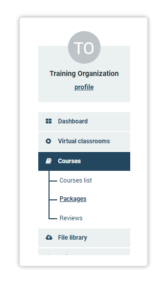 Learning Management System Create a Package | VEDAMO