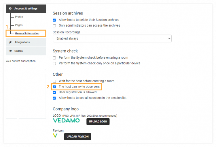 Virtual classroom observers. The observer role | VEDAMO