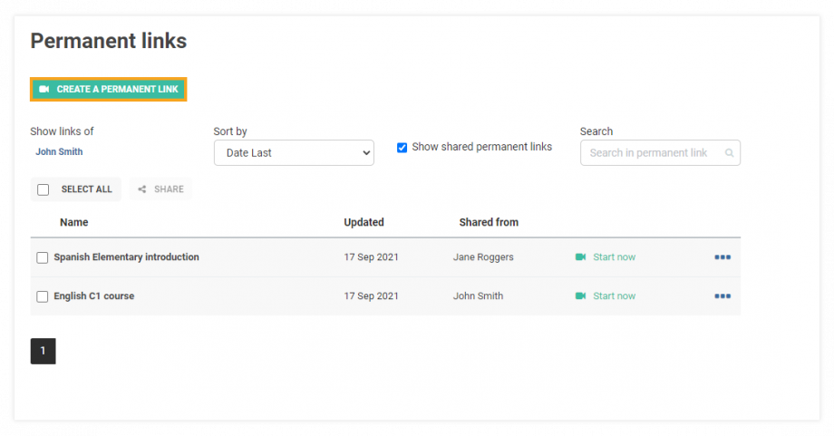 Permanent Links Within the VEDAMO Platform | VEDAMO