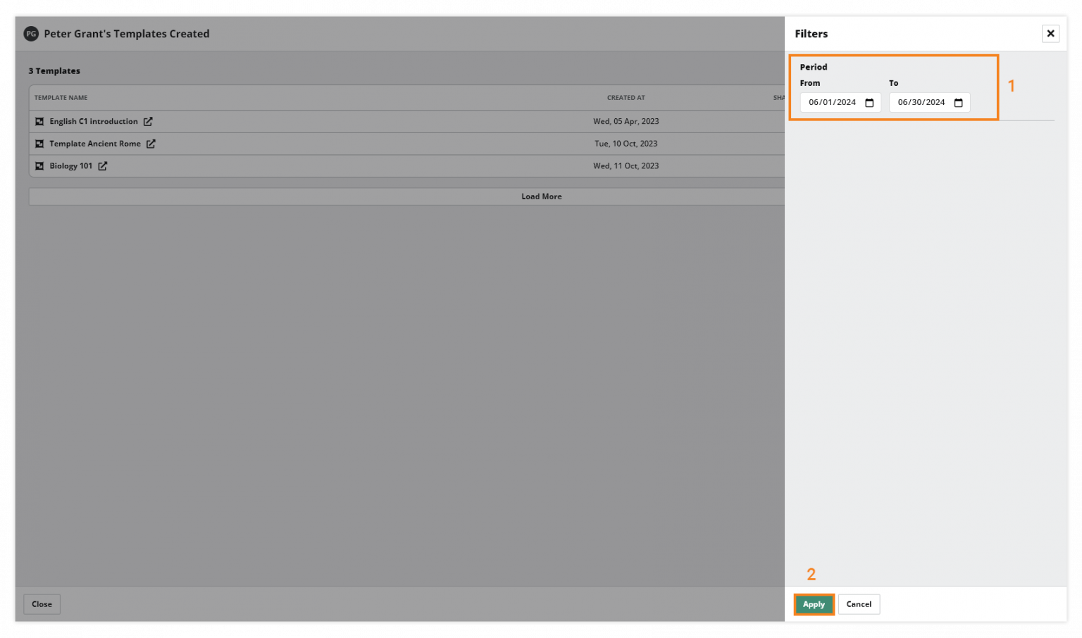 LMS User Reports | VEDAMO